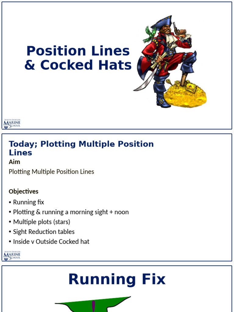 08 Position Lines & Cocked Hats | PDF