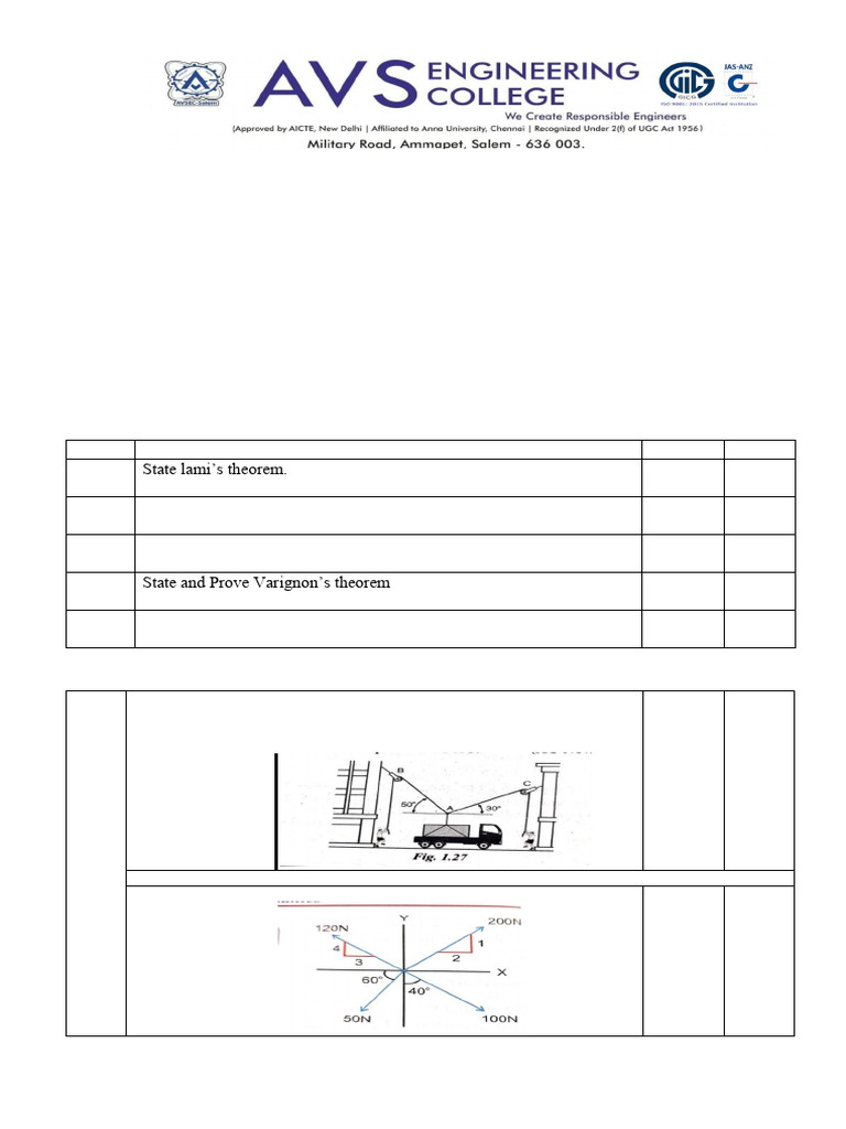 Em Iat 1 Mechanical 2023-2024 | PDF