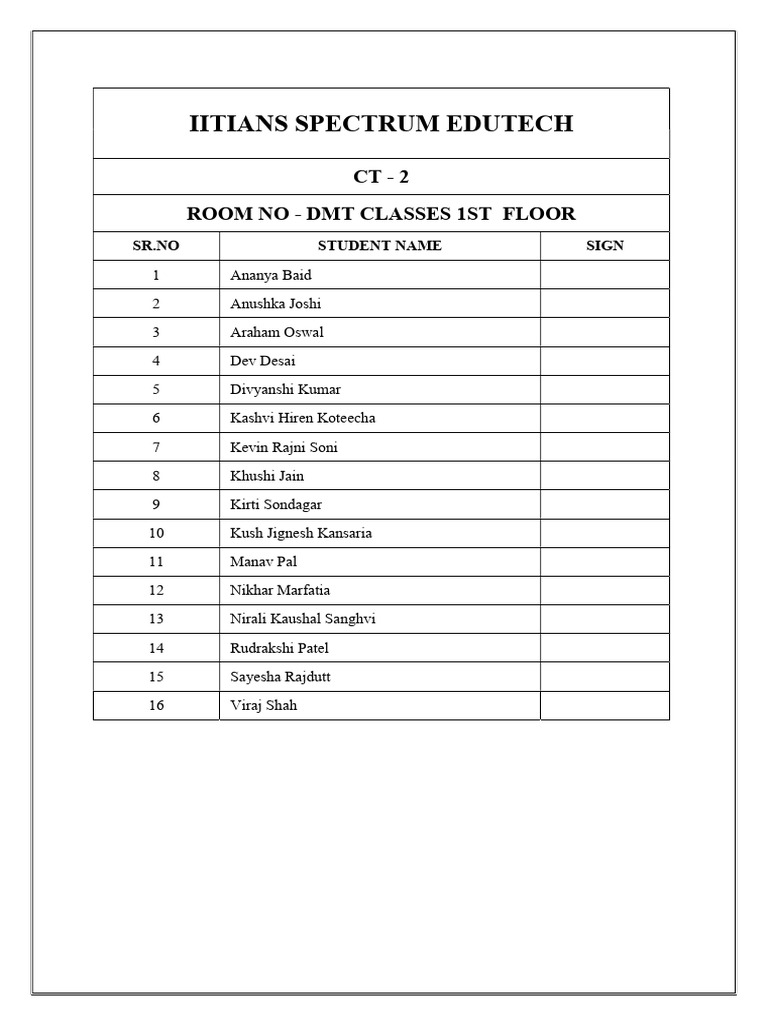 DMT 1ST Floor-1 | PDF