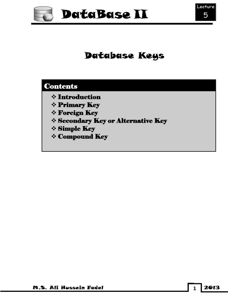 Data base II . 2 | PDF