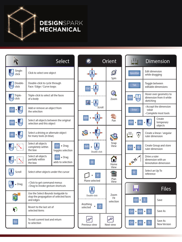 Spaceclaim Quick Reference Card | PDF