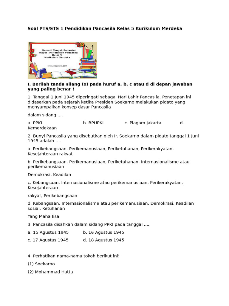 Soal PTS | PDF