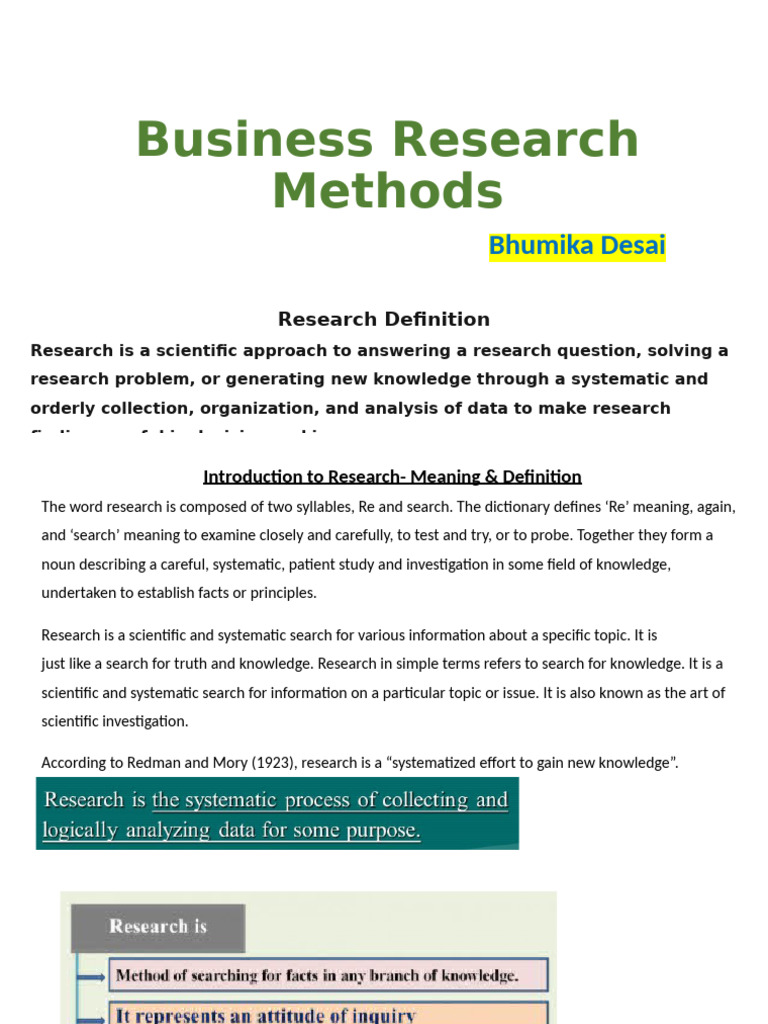 Introduction To Business Research Methods | PDF