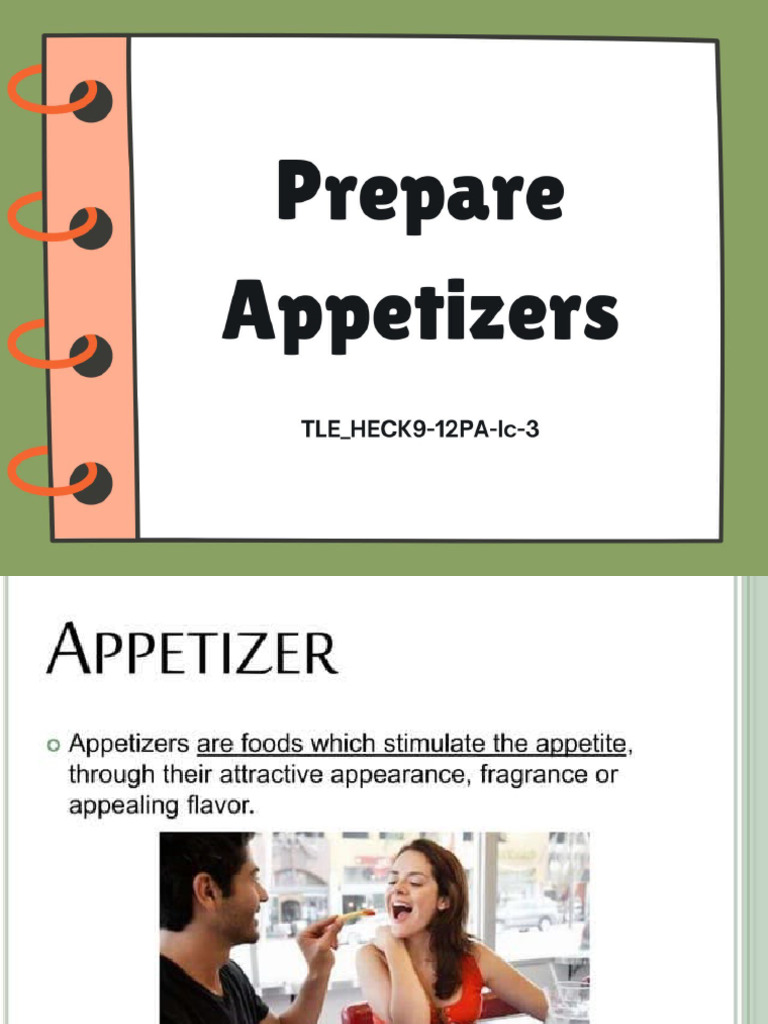 Hot and Cold Appetizer | PDF