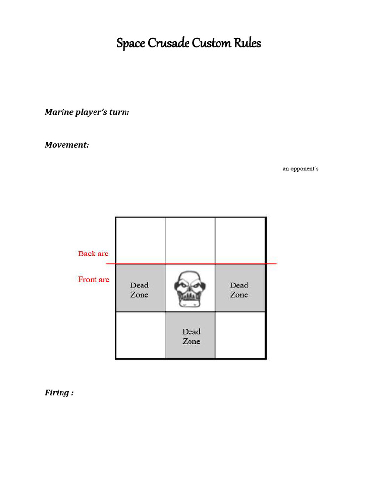 Space Crusade - Custom - Rules - EN | PDF