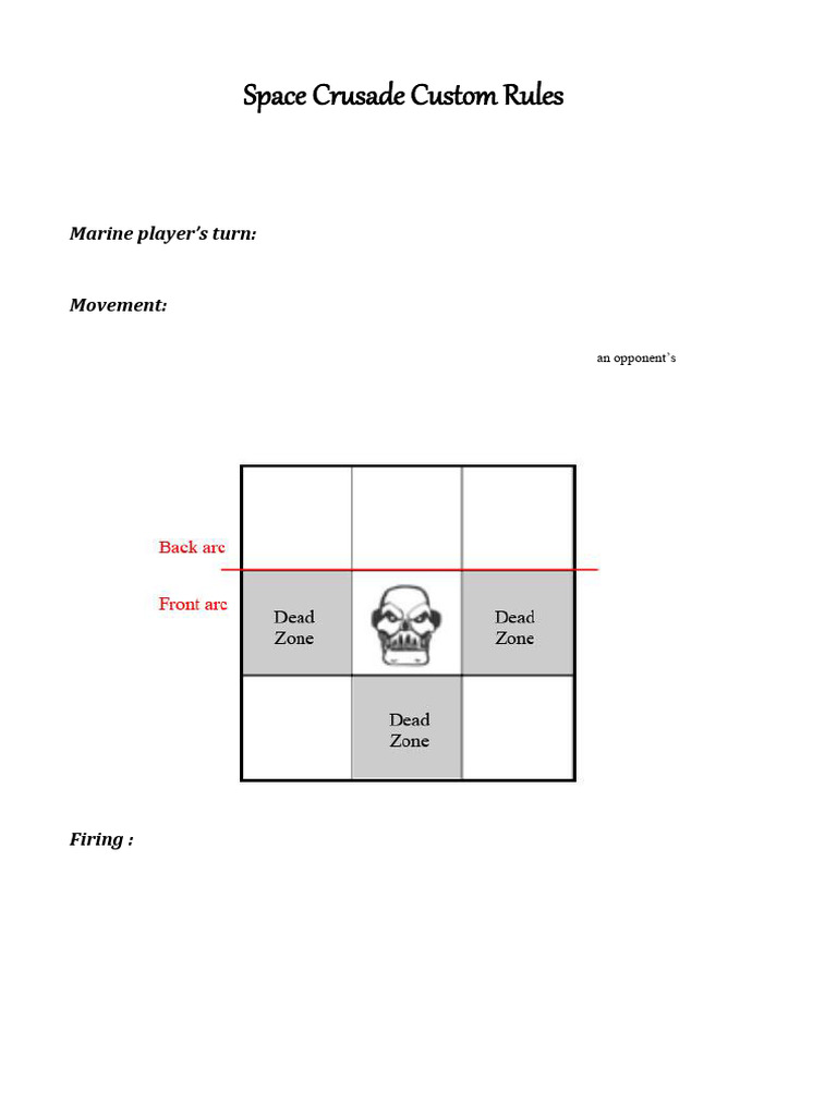 Space Crusade - Custom - Rules - EN V4 | PDF