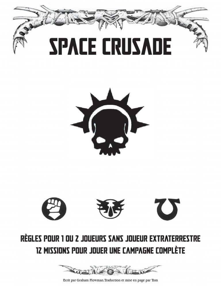 Space Crusade Solo - Coop - Customs Rules | PDF