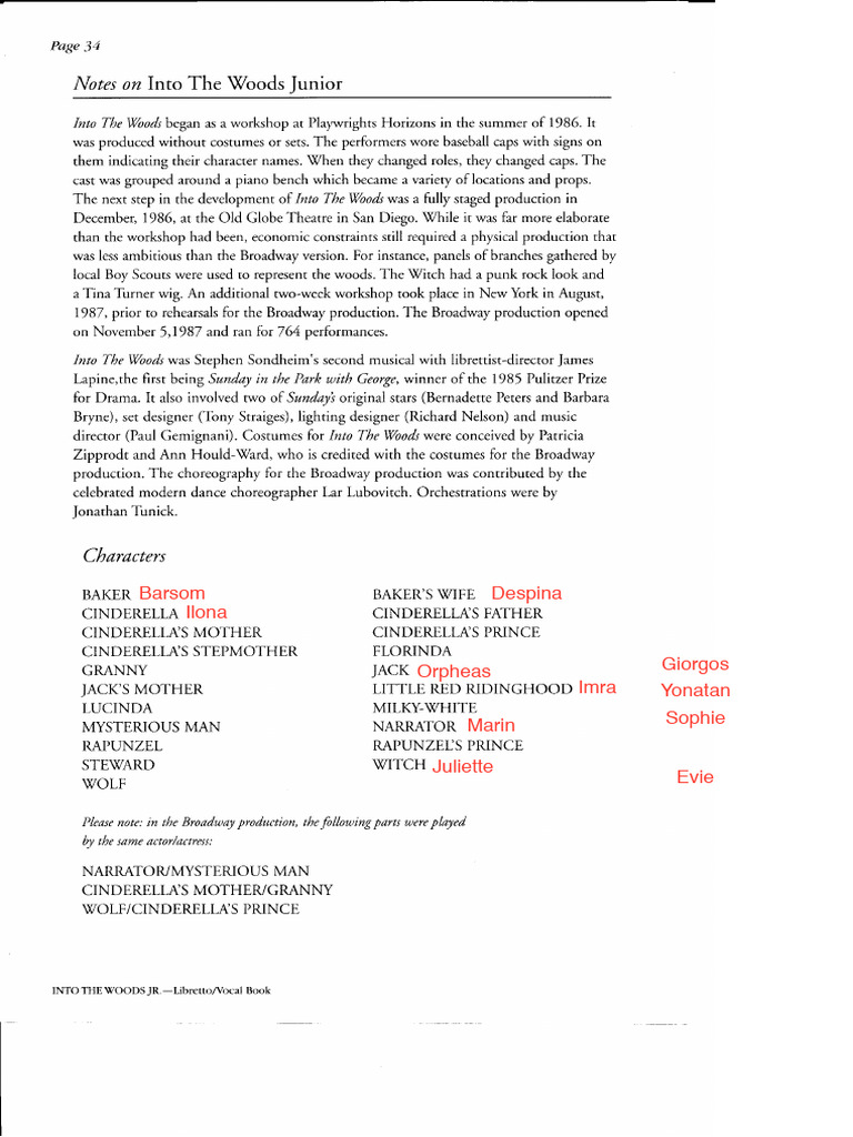Script-Into-the-Woods | PDF