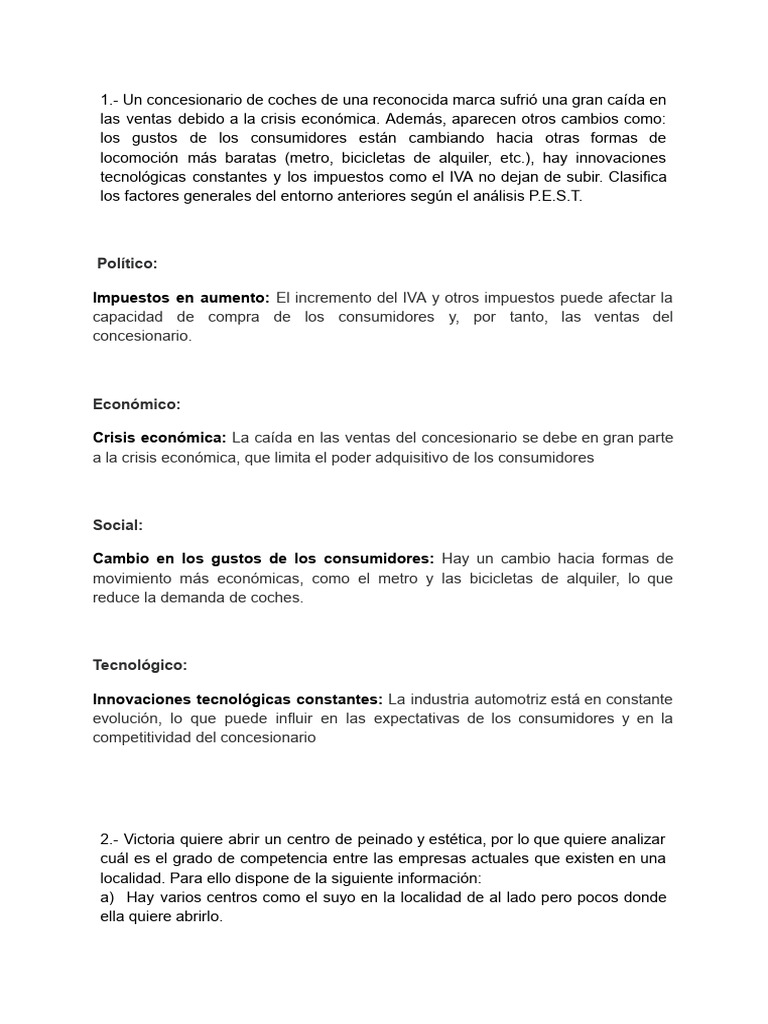 Entorno de La Empresa Antonio, Adam, Hugo, Amador | PDF