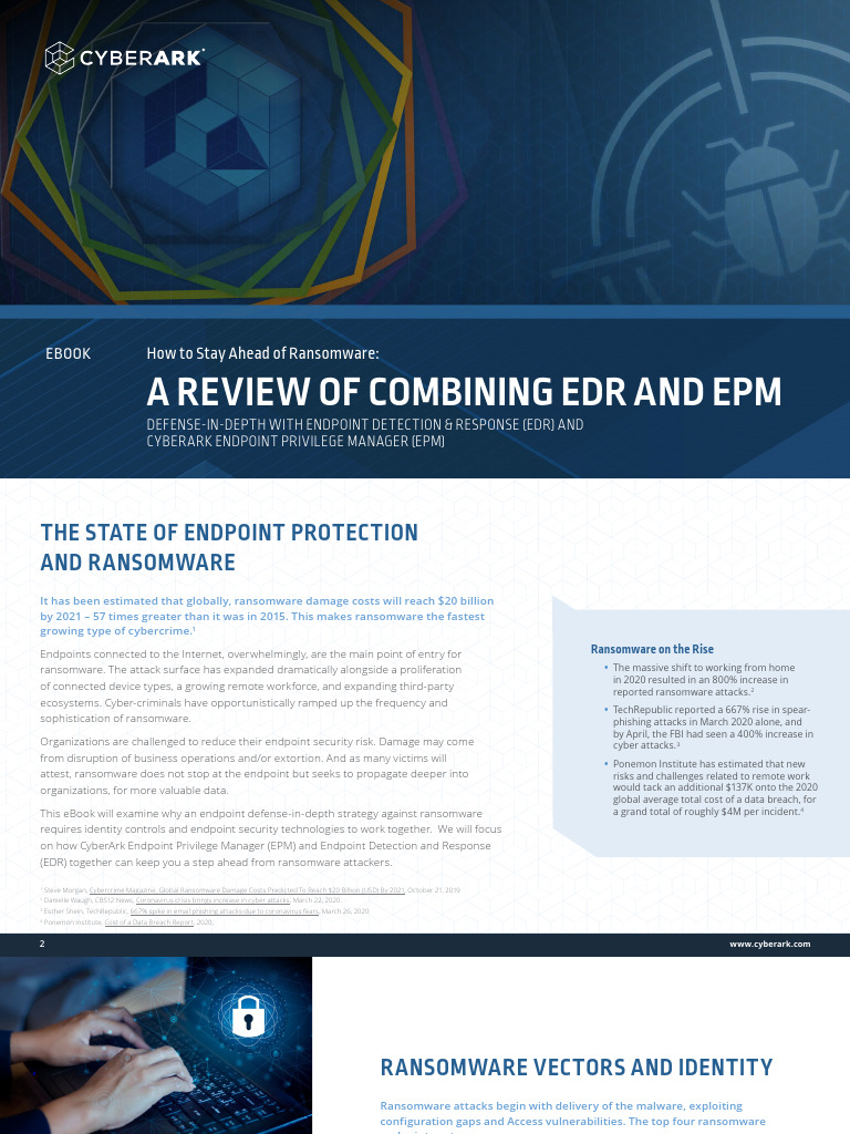 How To Stay Ahead of Ransomware A Review of Combining Edr and Epm | PDF ...