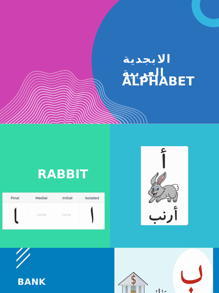 Arabic Alphabet and Vocabulary List | PDF | Classics