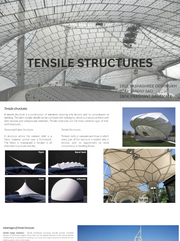 Tensile Structures | PDF