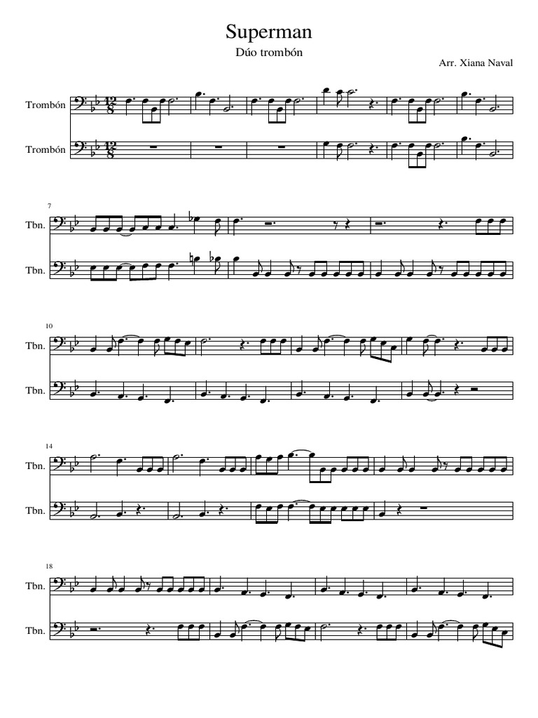 Superman trombon dúo | PDF