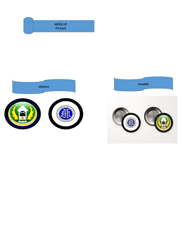 Hasil Mock Up Pin Kecil Pdf