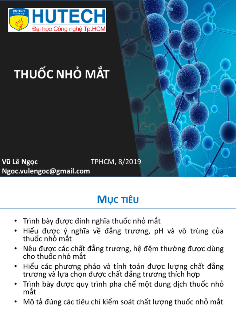 4 Thuoc Nho Mat | PDF