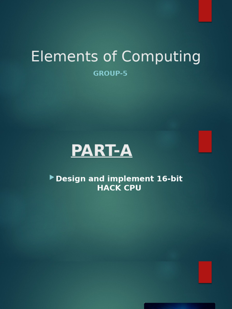 Elements of Computing | PDF