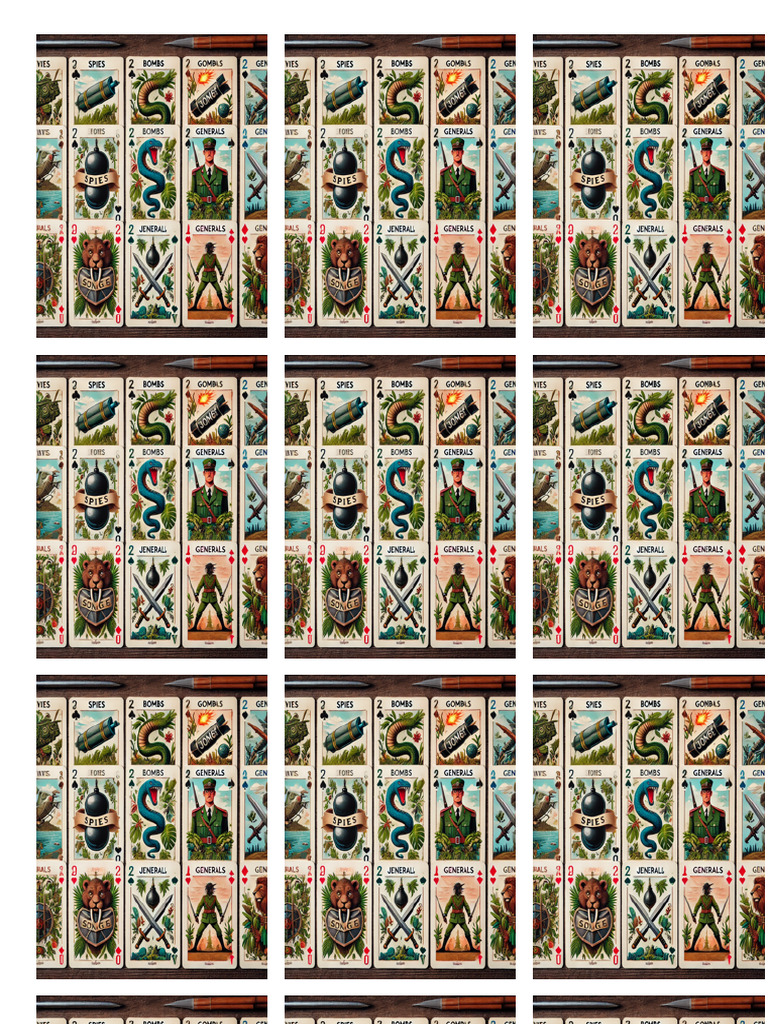 Stratego Jungle Medieval 30 Cards | PDF