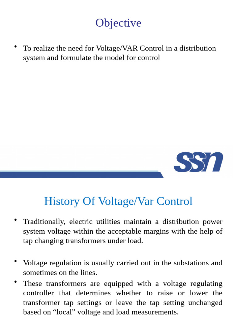 History of Voltage Control | PDF