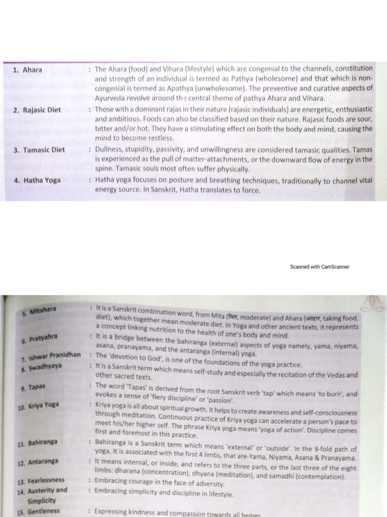 Introduction to Yoga Texts-II | PDF