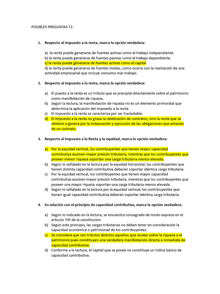 Posibles Preguntas T1 | PDF | Semantic Units | Linguistic Morphology