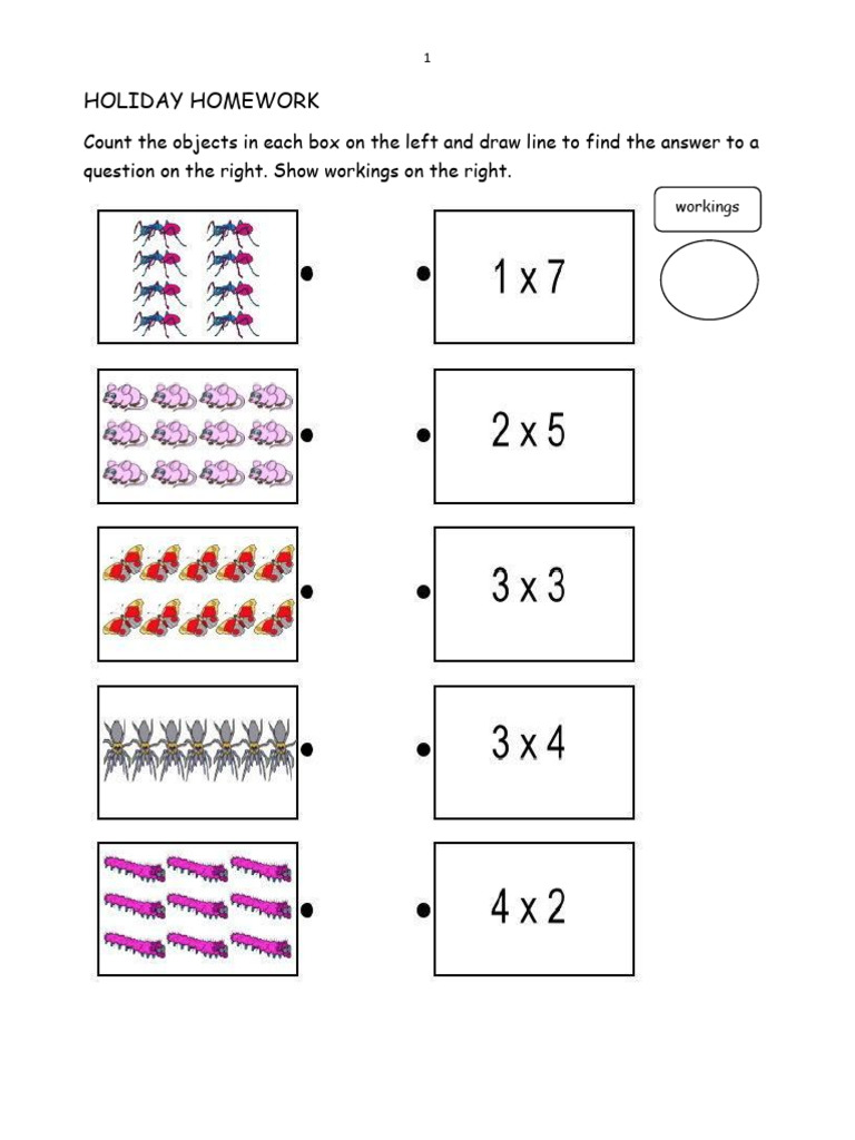 Holiday Homework | PDF