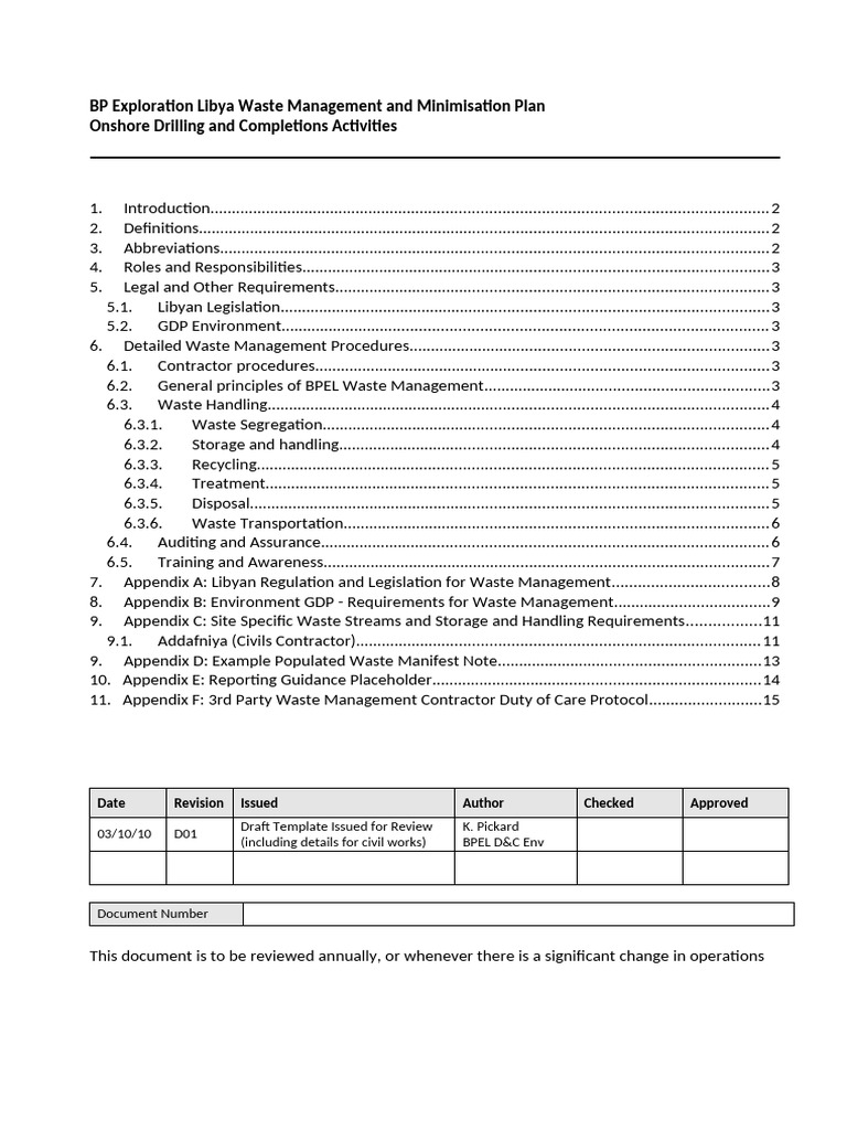 BPEL Waste Management | PDF