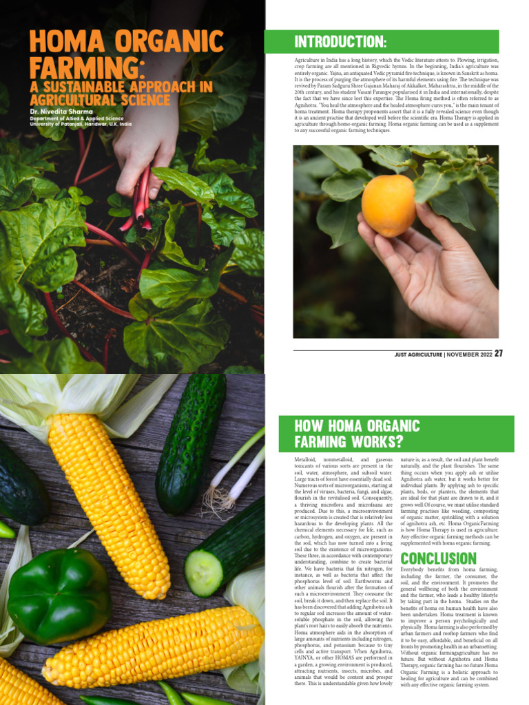 Homa Organic Farming | PDF