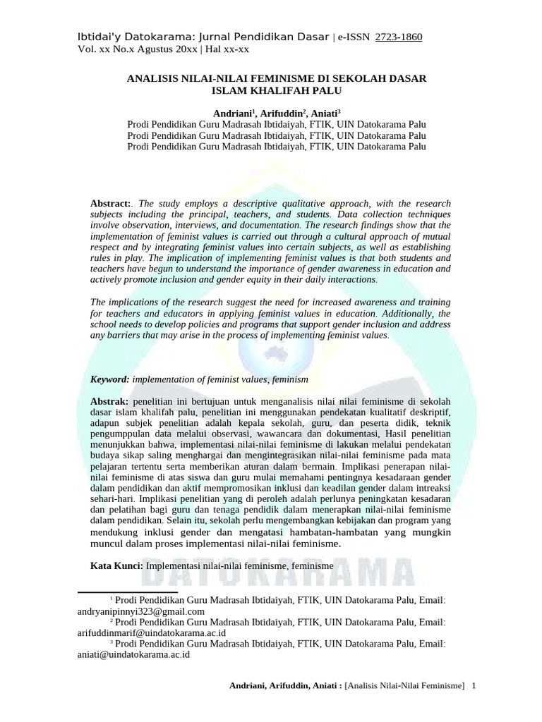 Jurnal Andriani Asli | PDF