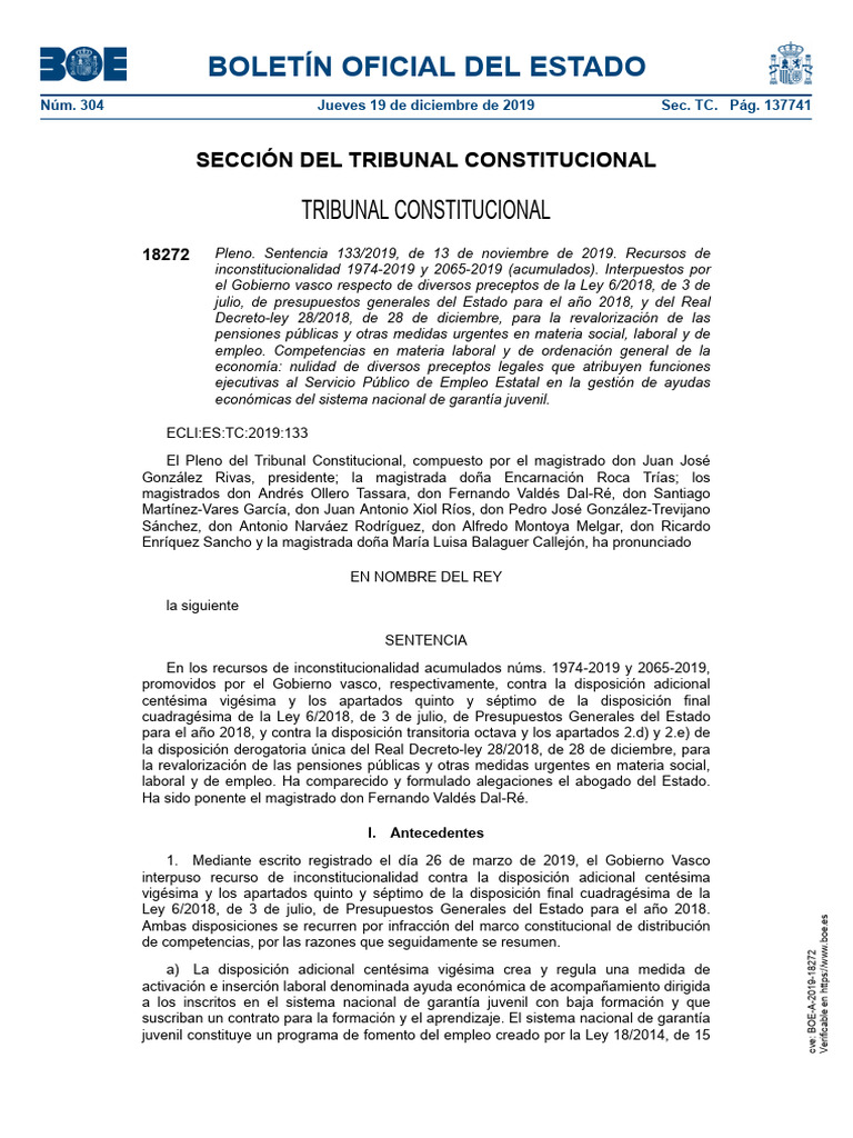 BOE-A-2019-18272 | PDF