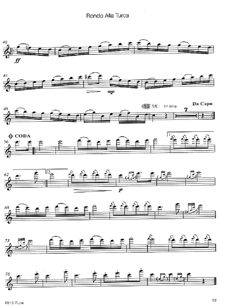 Rondo alla turca bl.2 | PDF