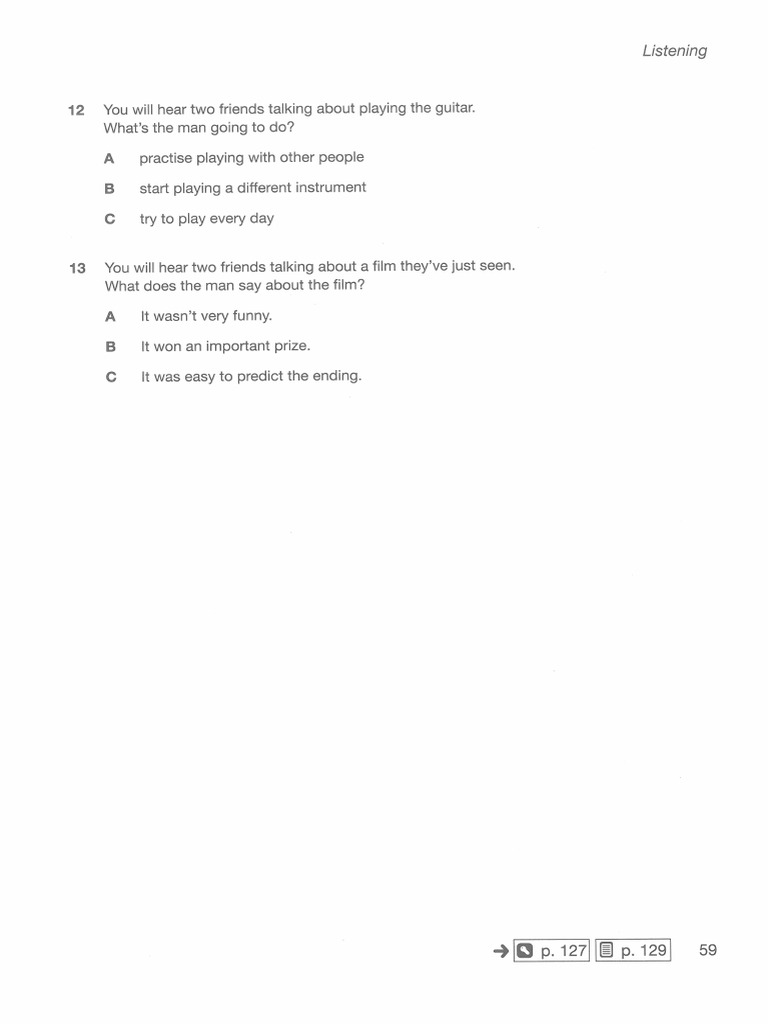B1 Preliminary 2_2020_Practice Tests+answer key-59-75 | PDF