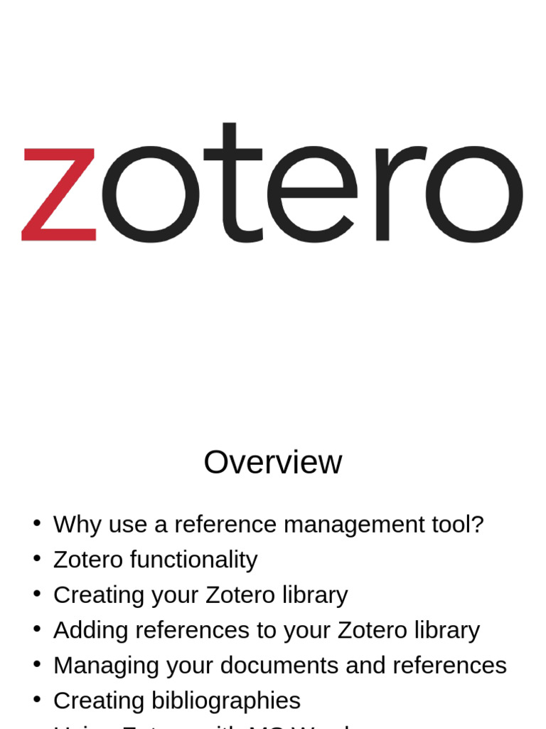 Reference Management Software Zotero 2015 12 | PDF