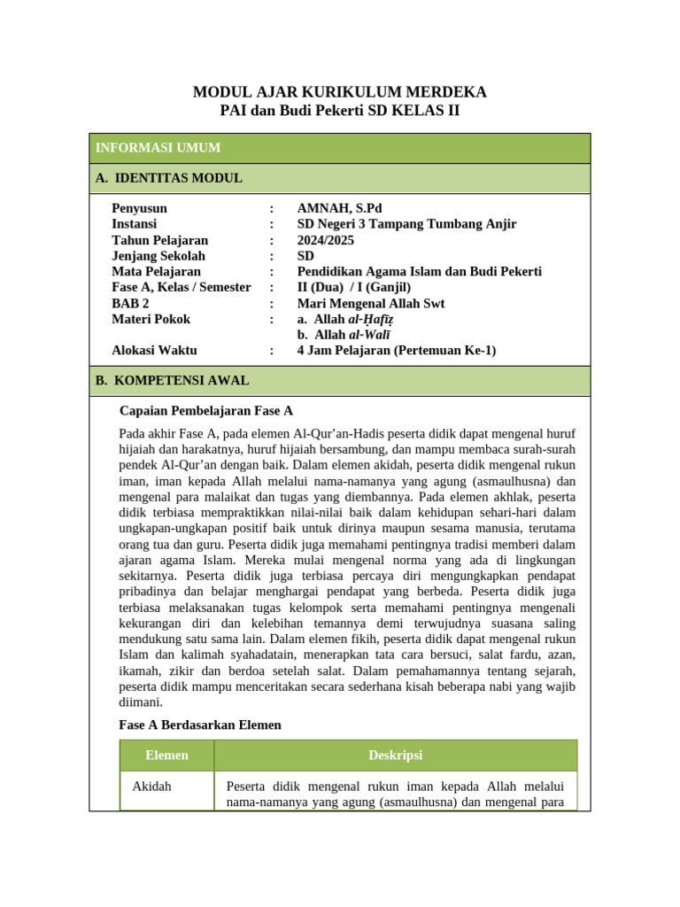 Modul Observasi Kls 2 | PDF