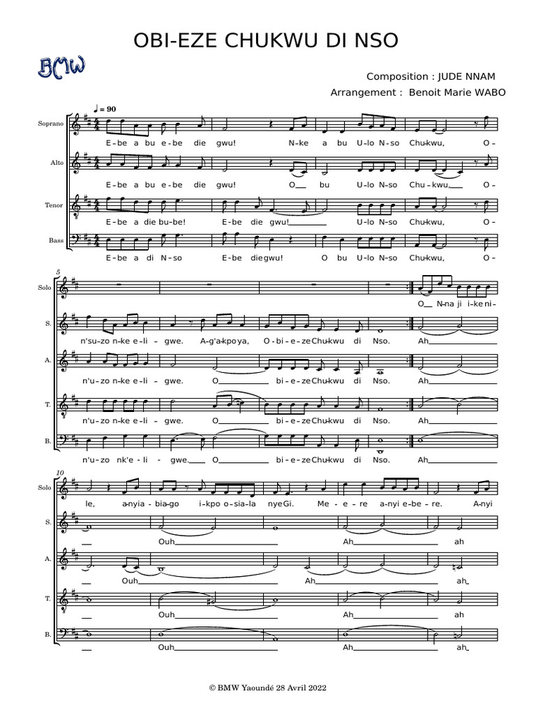 Obi Eze Chukwu Di Nso Jude Nnam Obi-Eze Chukwu Di Nso | PDF