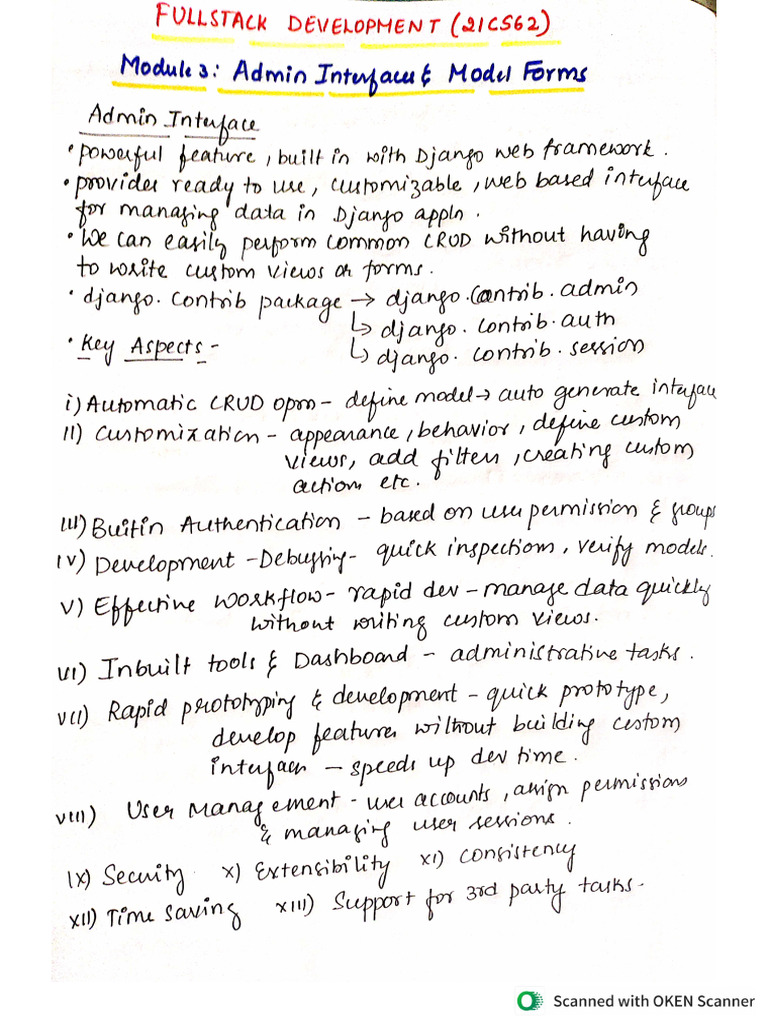 FSD Mod3 Notes | PDF