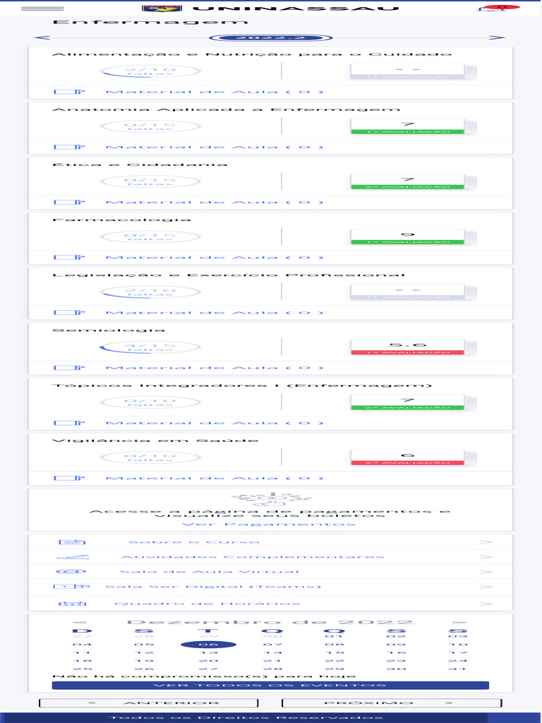 Meu Curso Portal Do Aluno Grupo Ser Educacional | PDF
