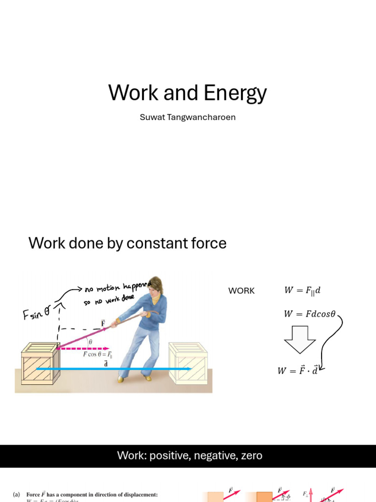 Work and Energy | PDF