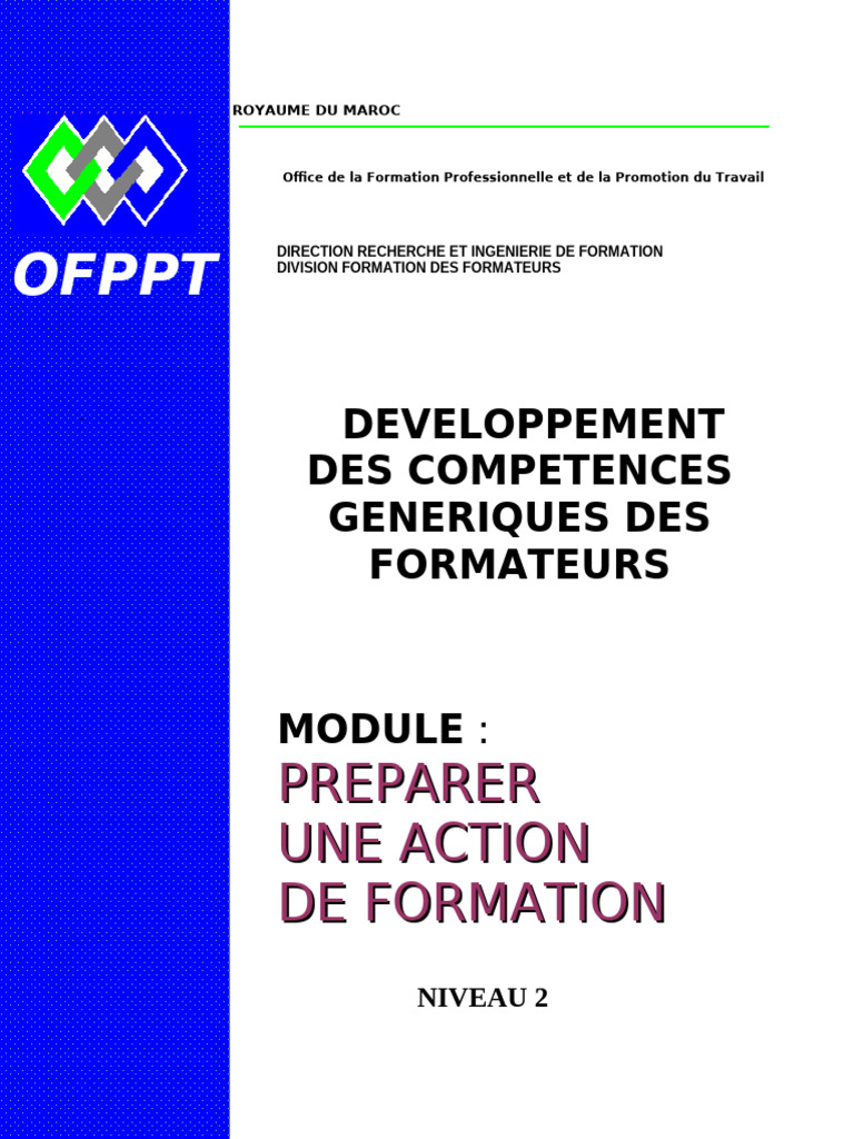 MODULE 6 PREPARATION D'UNE SEQUENCE DE FORMATION N2 | PDF