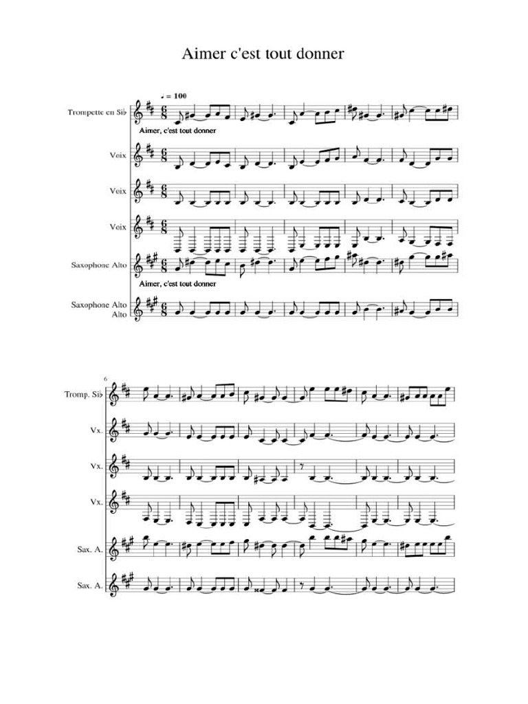 Aimer C'est Tout Donner | PDF