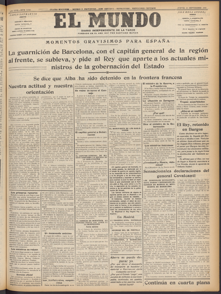 Portada El Mundo 1 | PDF