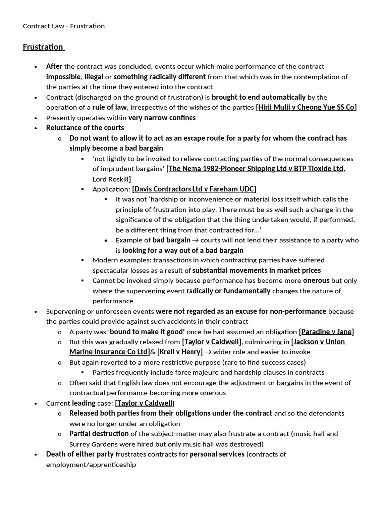 Revision - Frustration | PDF