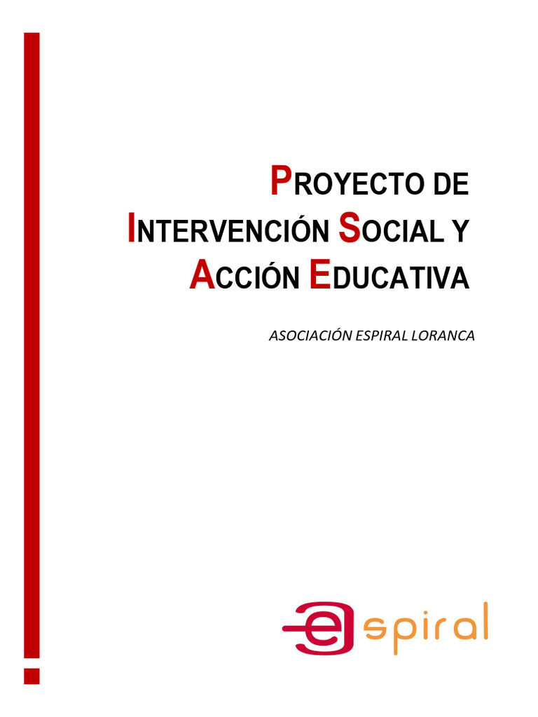 Proyecto de Intervencion Social y Accion Educativa Nov 2020 | PDF