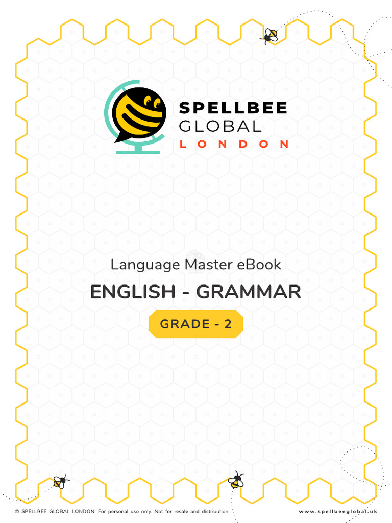 Grade 2 ENGLISH GRAMMAR Language Master Ebook SPELLBEE GLOBAL LONDON | PDF