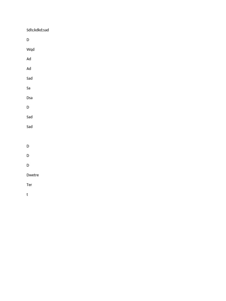 Sdls KDKD Sad D WQD Ad Ad Sad Sa Dsa D Sad Sad | PDF