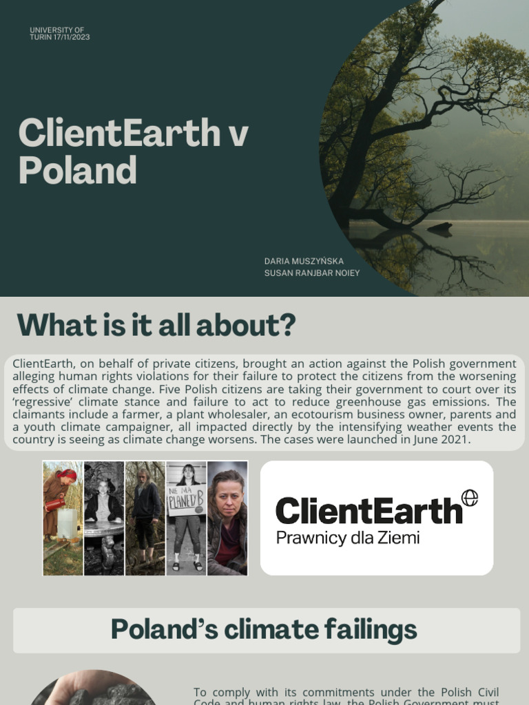 ClientEarth v Poland | PDF