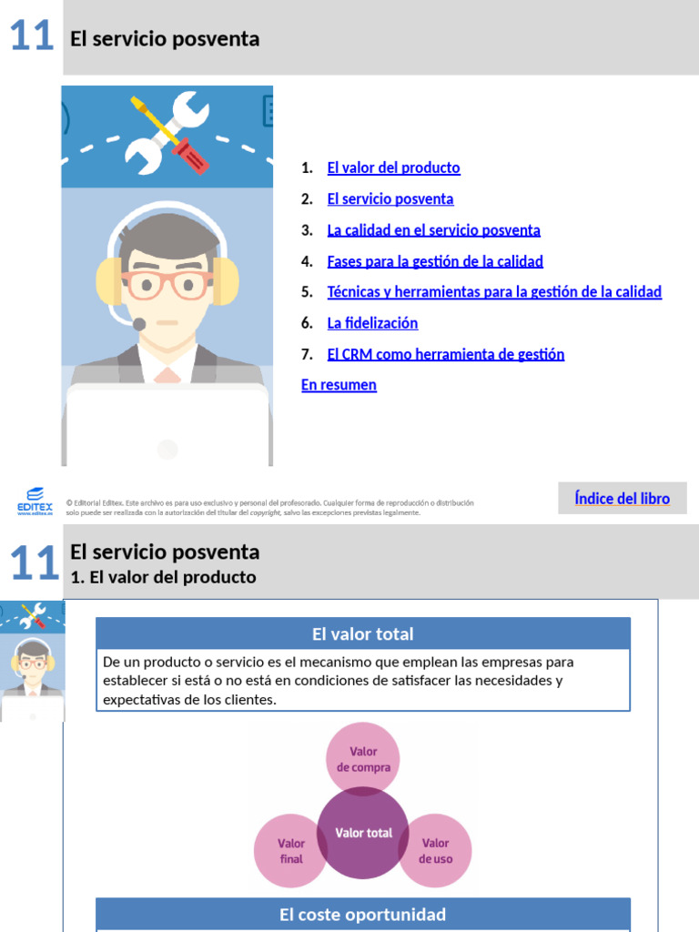 UD11. El Servicio Posventa | PDF