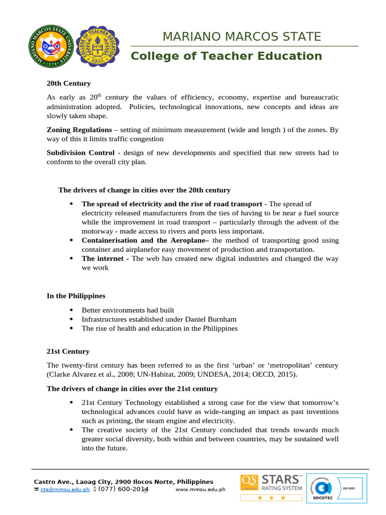 20th and 21st Century | PDF