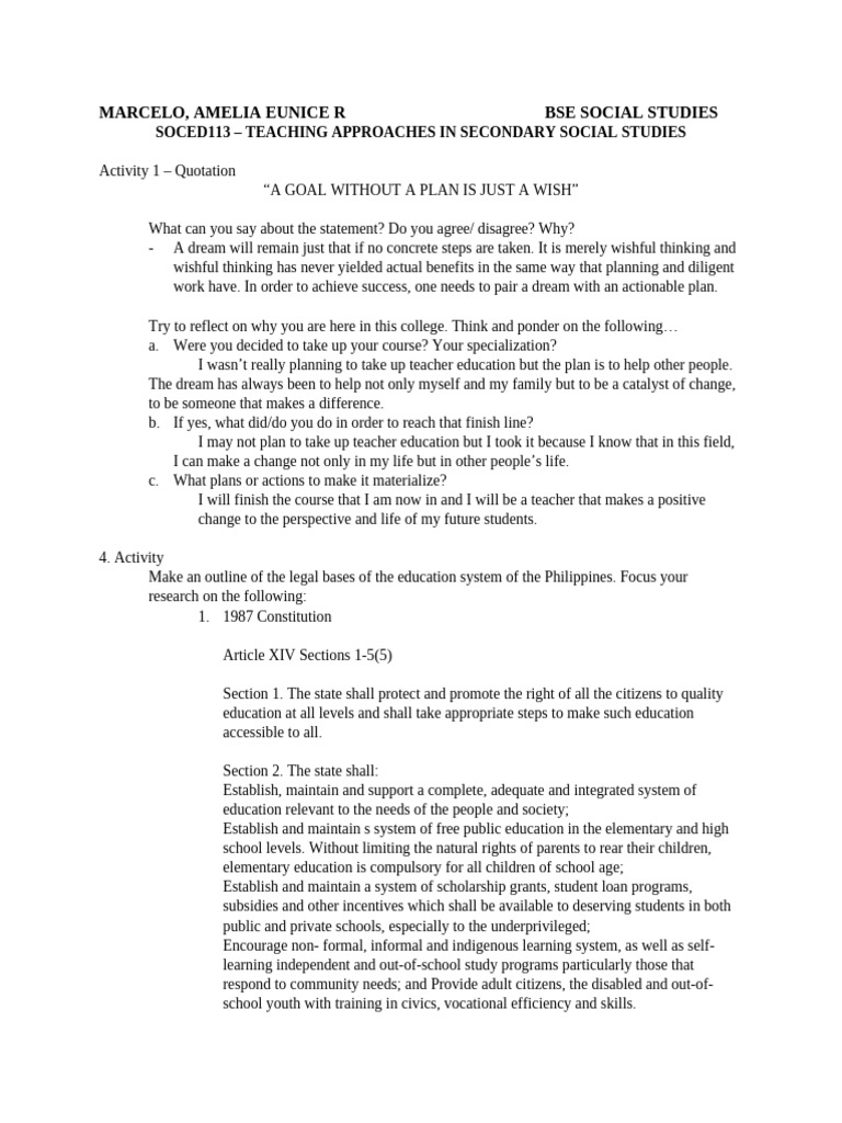 "A Goal Without A Plan Is Just A Wish" - 033649 | PDF