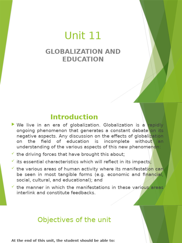 Part 2-Unit 12-Globalization and Education | PDF