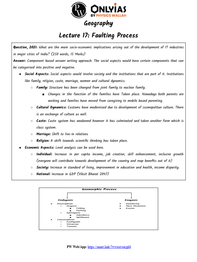 Geography 17 - Daily Class Notes | PDF